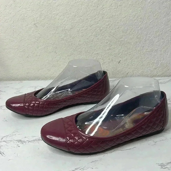 Born | Shoes | Born Womens Riley Ballet Flats Shoes Red Leather Slip On ...